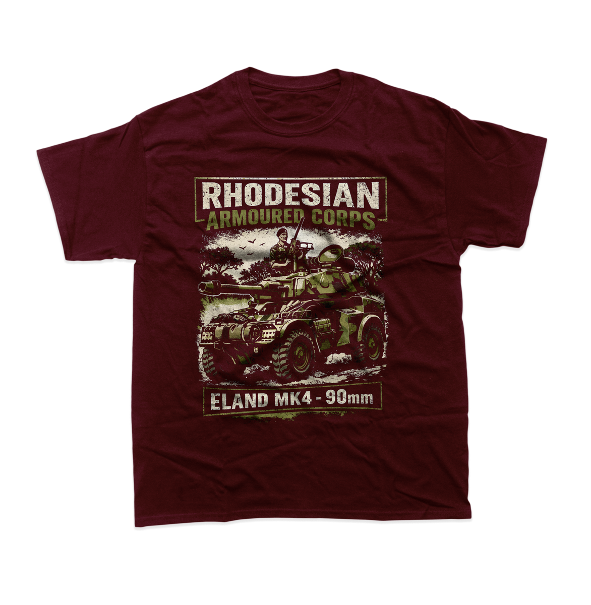Rhodesian Armoured Corps Eland Mk4 90mm – Military Vehicle Heritage T ...