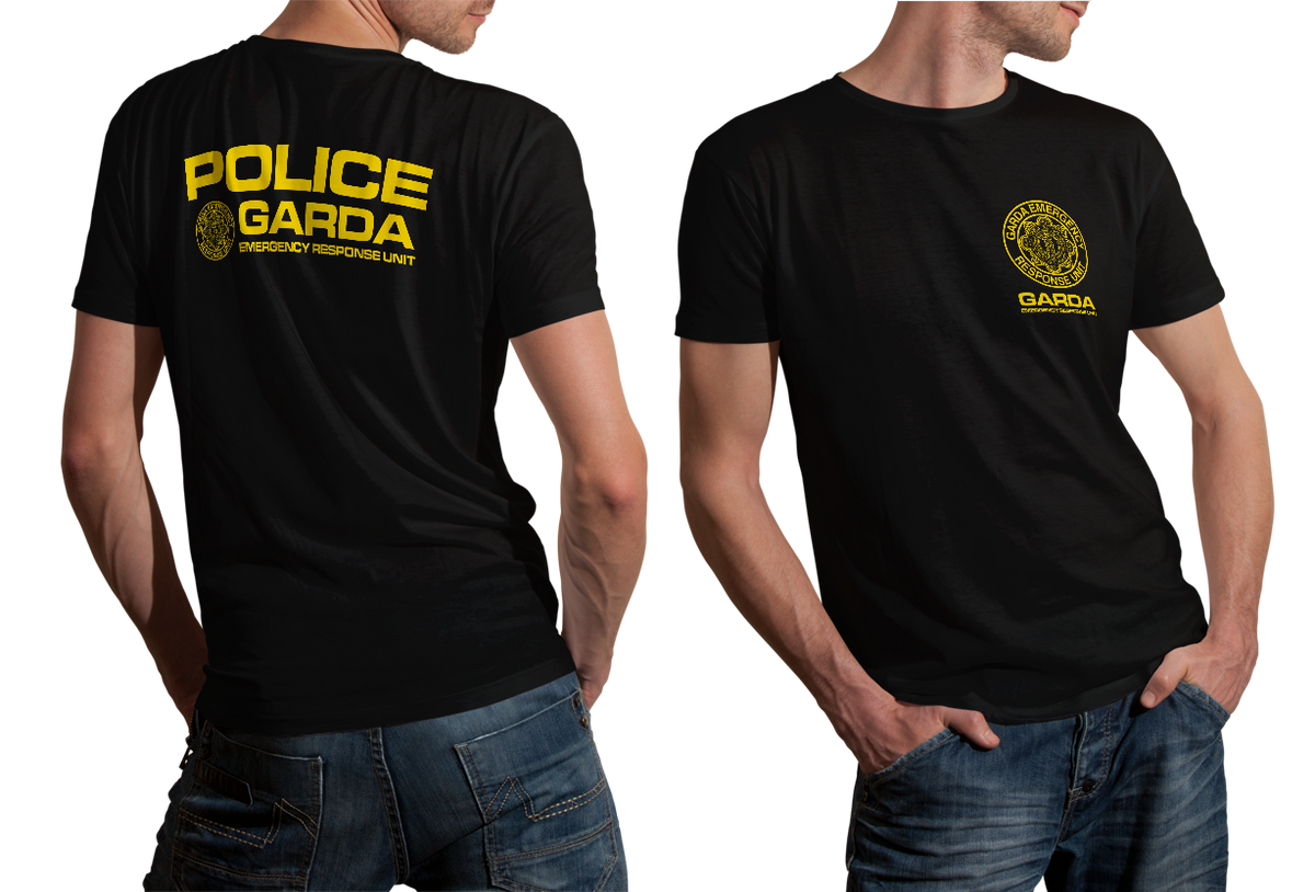 Ireland Special Police Force GARDA ERU Emergency Response Unit T-shirt ...
