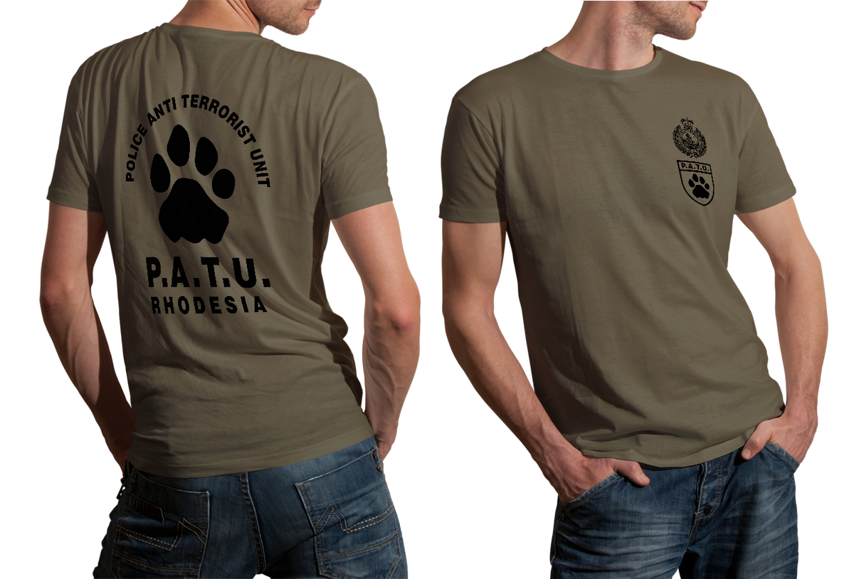 Rhodesia PATU BSAP Police Anti Terrorist Unit T-shirt – SupremaShirt